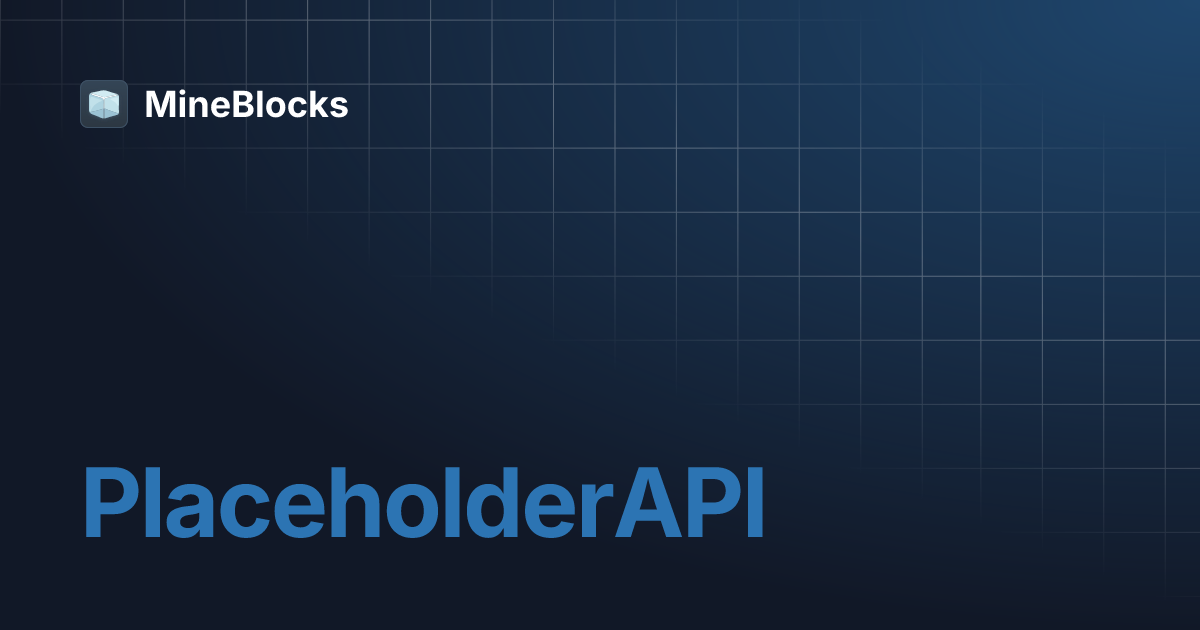 PlaceholderAPI | MineBlocks